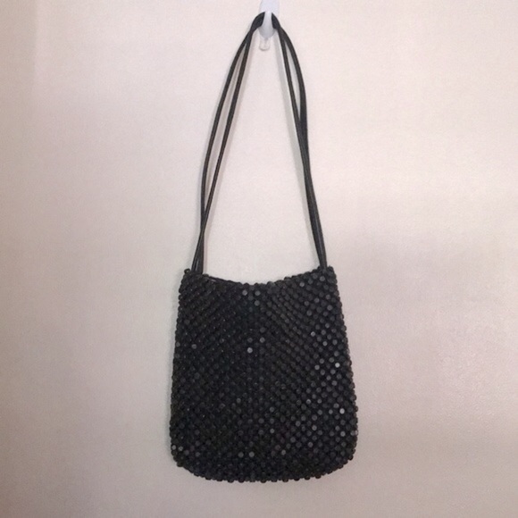 The Sak | Bags | The Sak Wood Bead Leather Handles Shoulder Bag | Poshmark